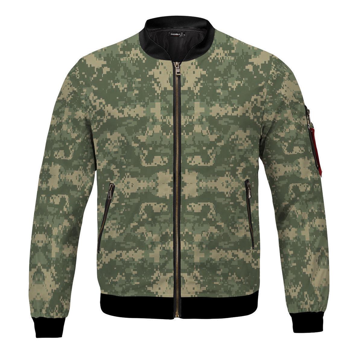 American ACU or Universal Camouflage Pattern (UCP) CAMO Bomber Jacket ...